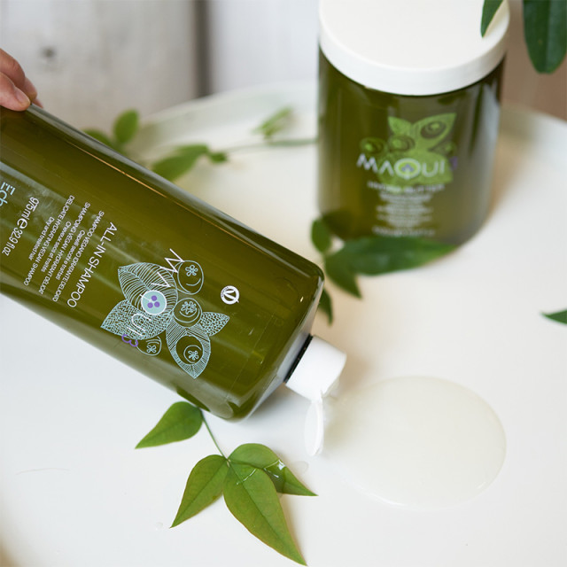 Подхранващ комплект шампоан и балсам за суха и третирана коса ECHOSLINE ...